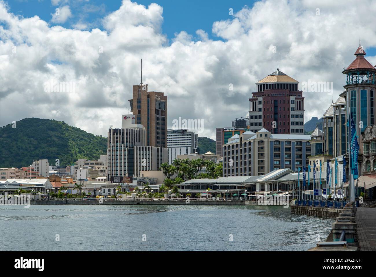Caudan Waterfront, Port-Louis, Mauritius Stock Photo - Alamy