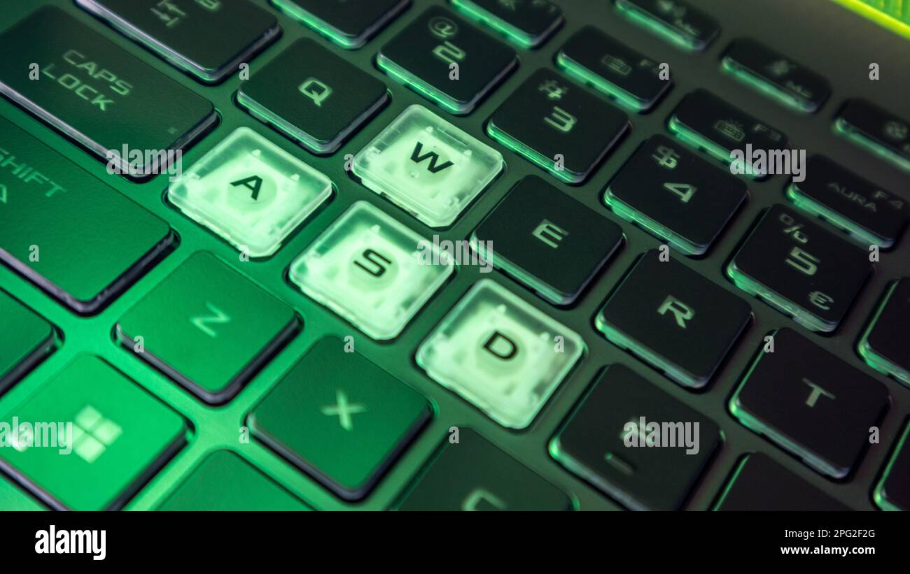 Glowing green neon alphabet letters hi-res stock photography and images ...