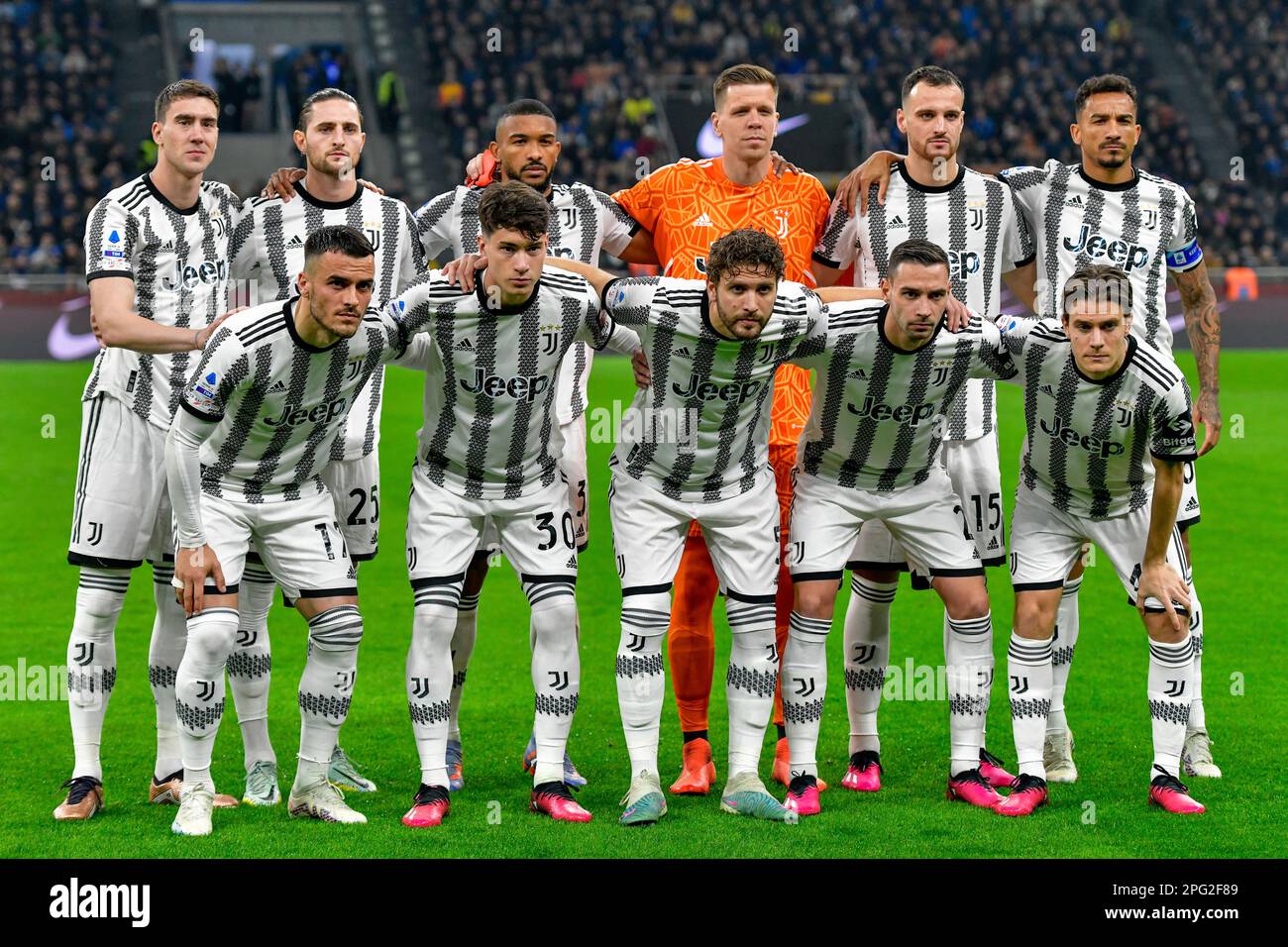 Milano, Italy. 19th Mar, 2023. The starting-11 of Juventus for the ...