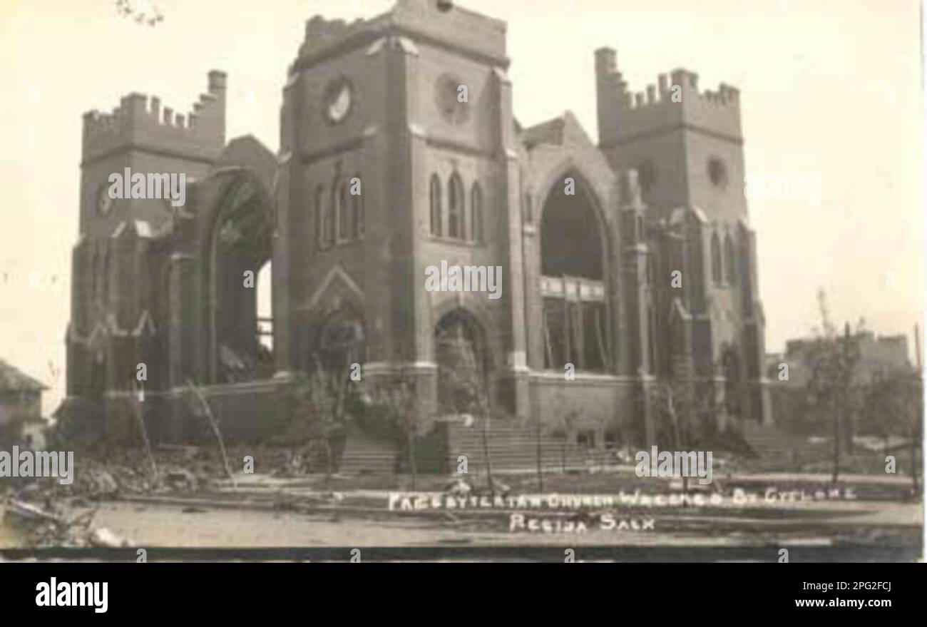 Regina tornado of 1912 Stock Photo - Alamy