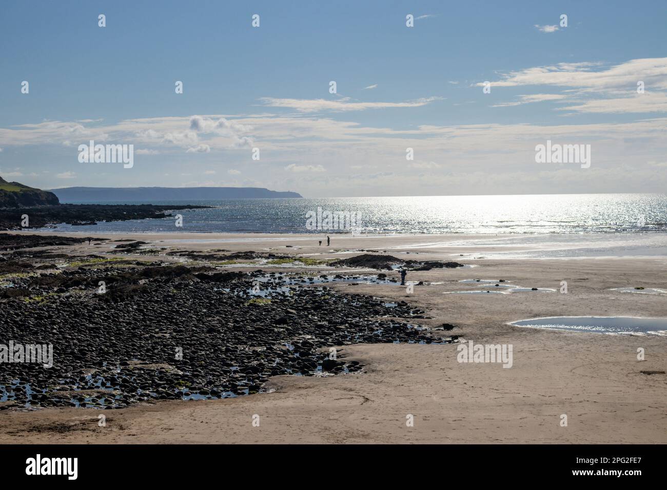 Beach at Westward Ho!, North Devon, UK Stock Photo - Alamy
