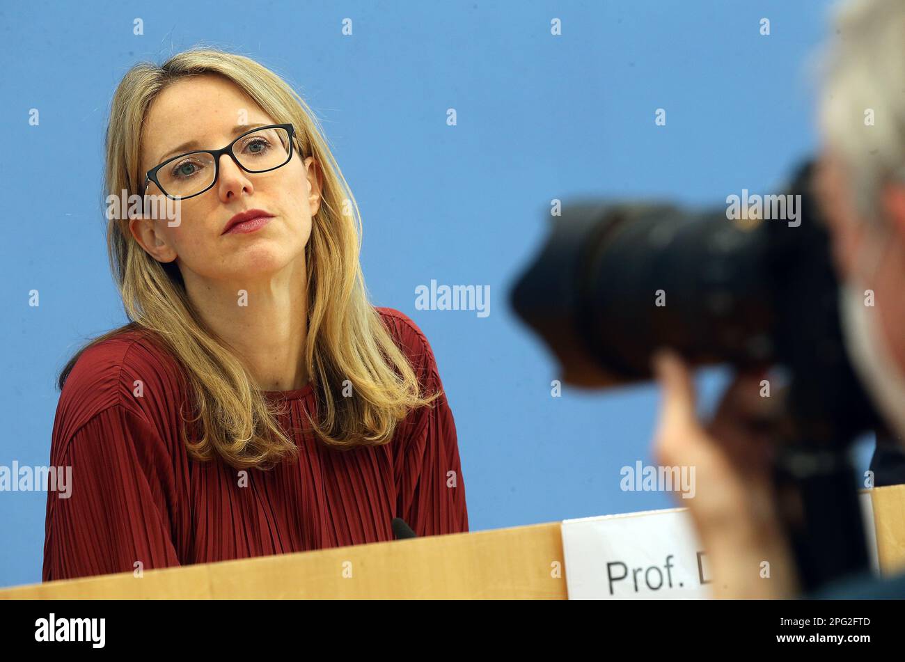 Berlin, Germany. 20th Mar, 2023. Alena Buyx, Chairwoman of the German ...