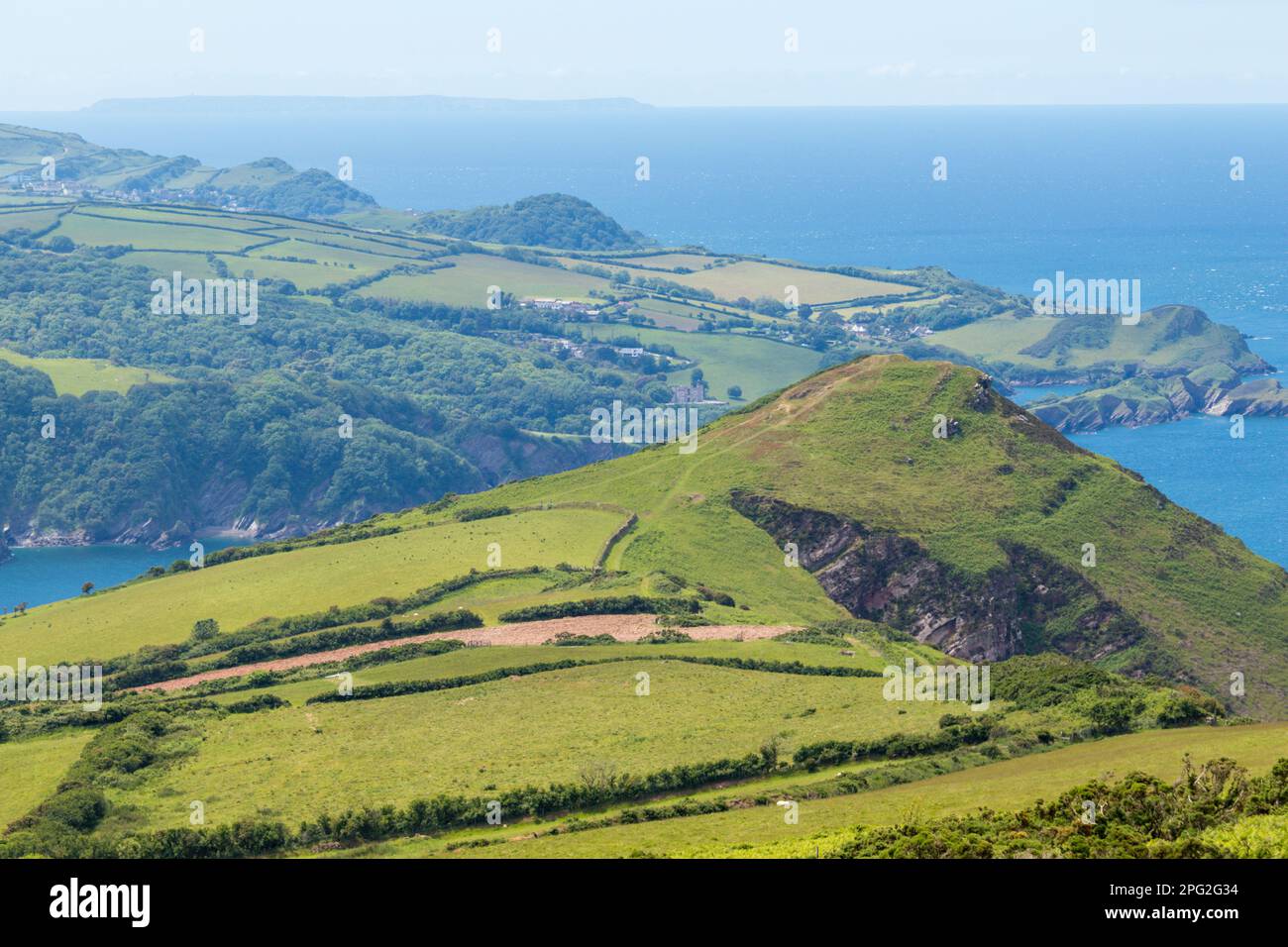 Hangman Point, Combe Martin, Ilfracombe, North Devon, UK Stock Photo ...