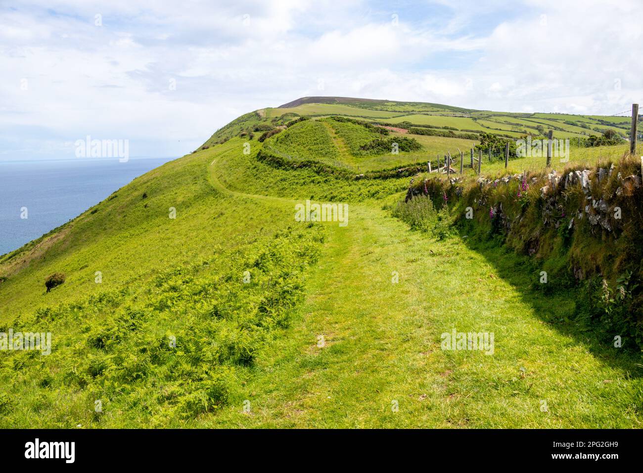 Hangman Point, Combe Martin, Ilfracombe, North Devon, UK Stock Photo ...