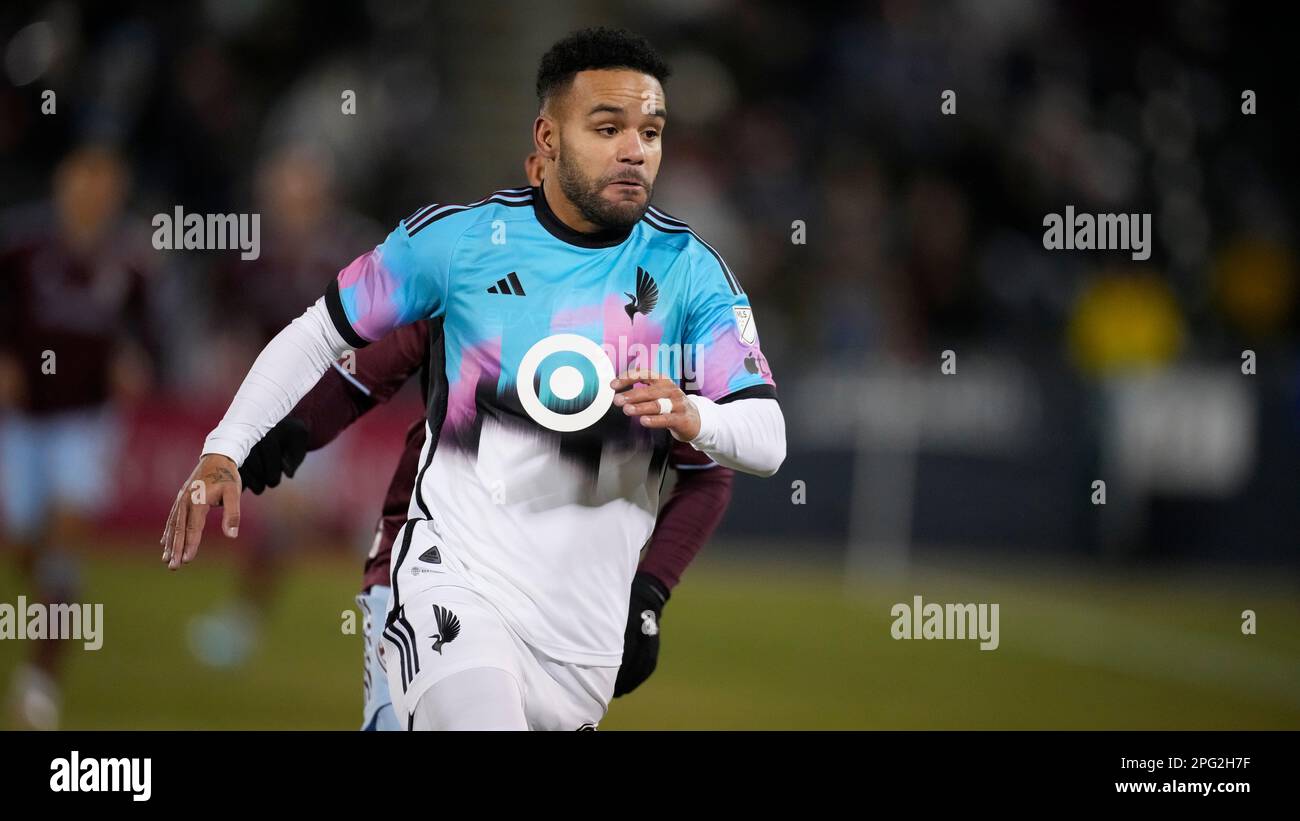 Minnesota United defender D.J. Taylor (27) in the first half of an MLS ...