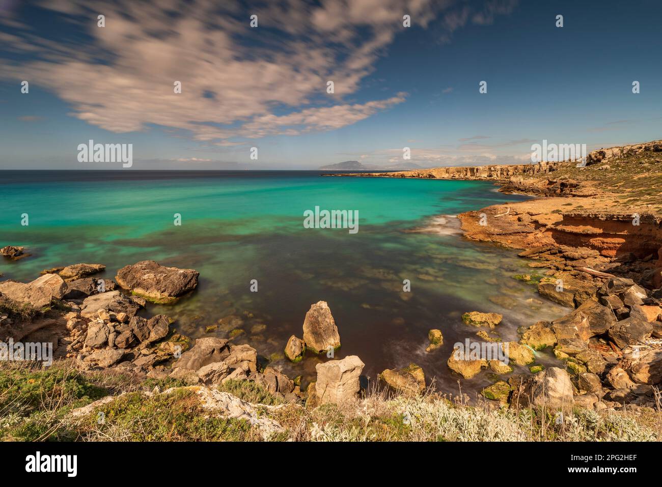 Cala Rossa beach, Sicily Stock Photo - Alamy