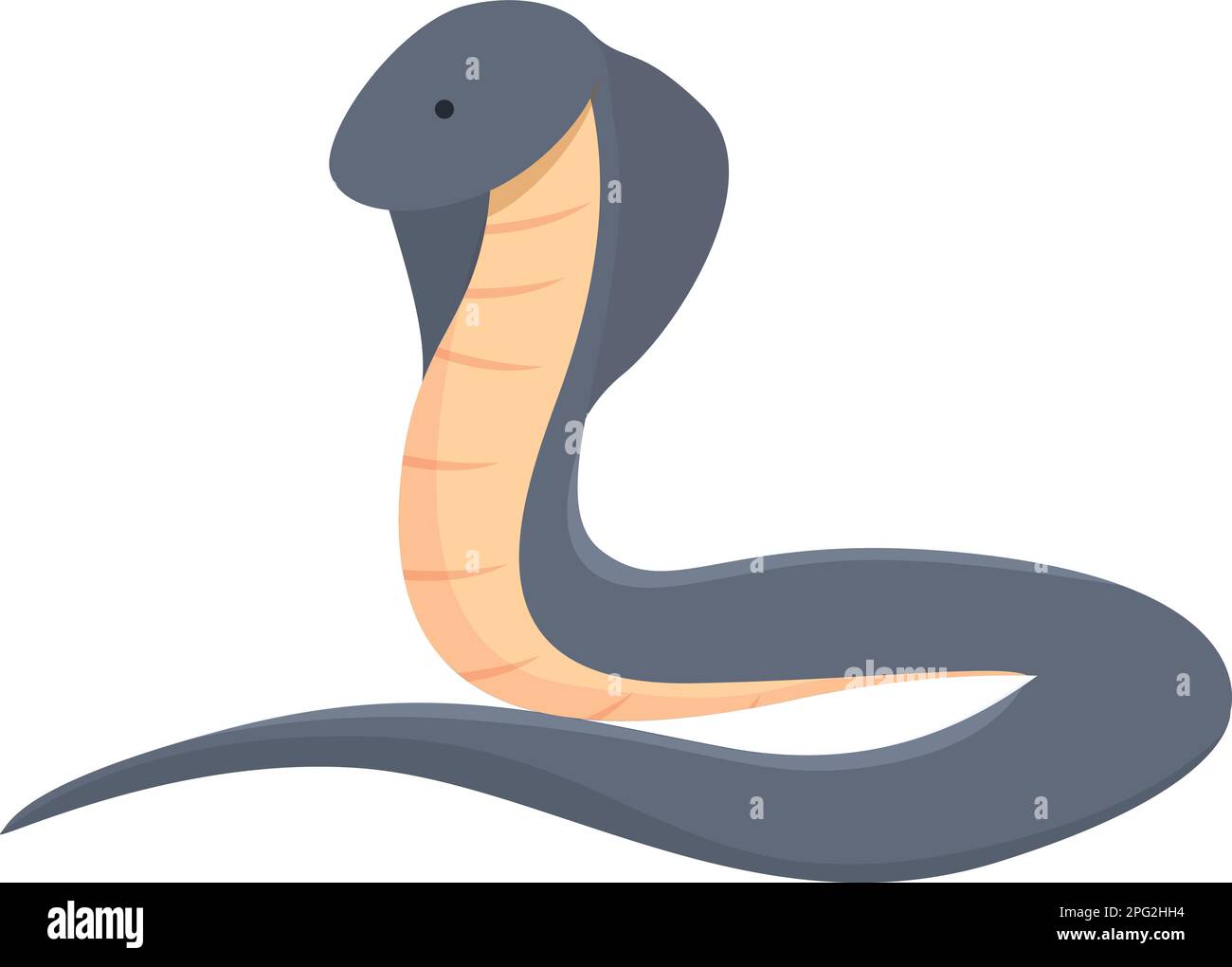 Viper snake icon cartoon vector. King cobra. Mascot venom Stock Vector ...
