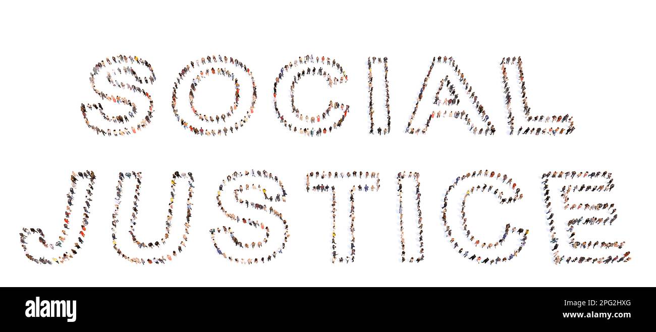 Concept or conceptual large community of people forming the SOCIAL ...