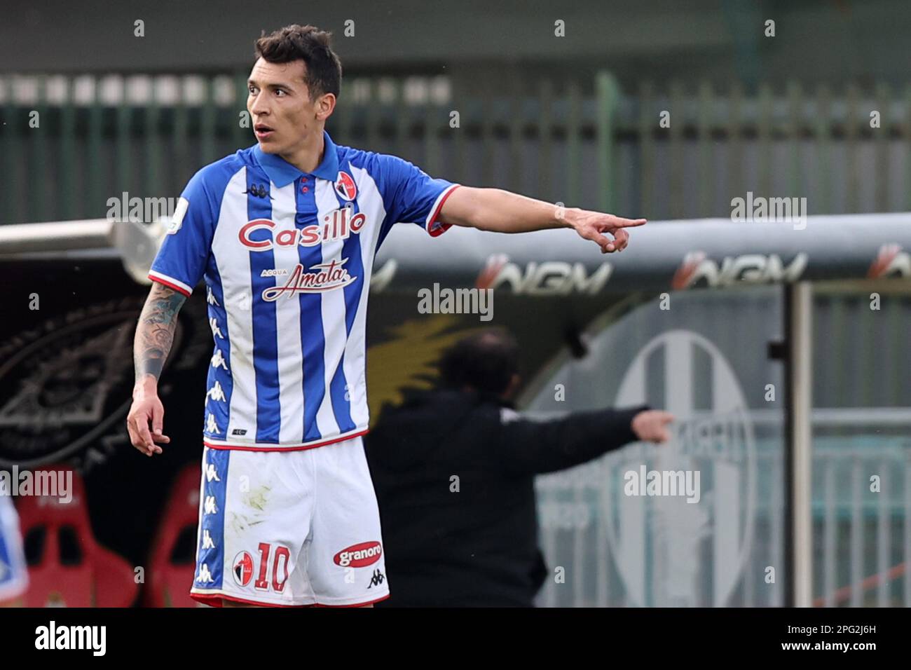 Libero Liberati stadium, Terni, Italy, March 19, 2023, Ruben Botta ...