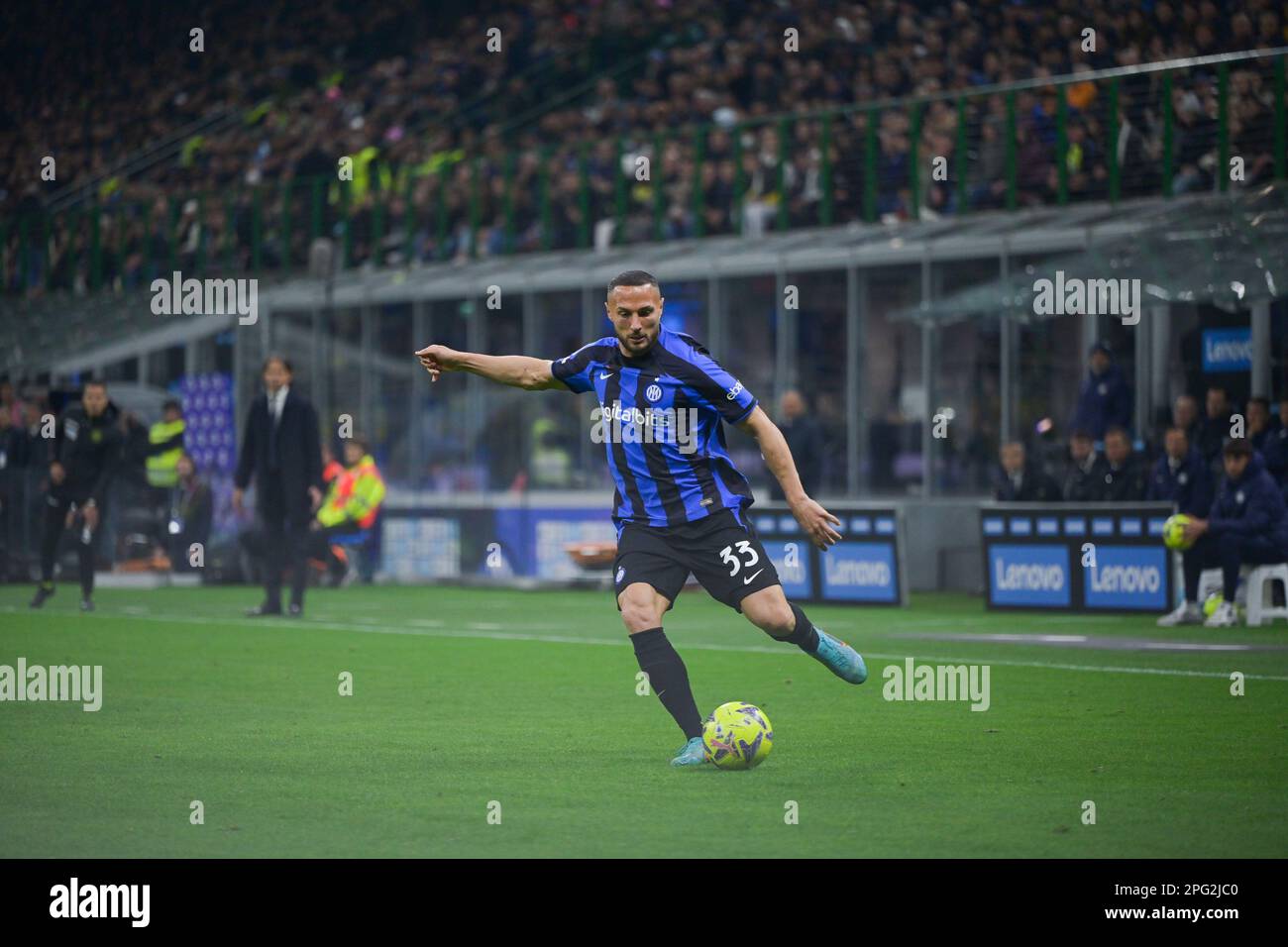 Milan, Italy. 19th March, 2023. Danilo D'Ambrosio of Inter Fc during ...