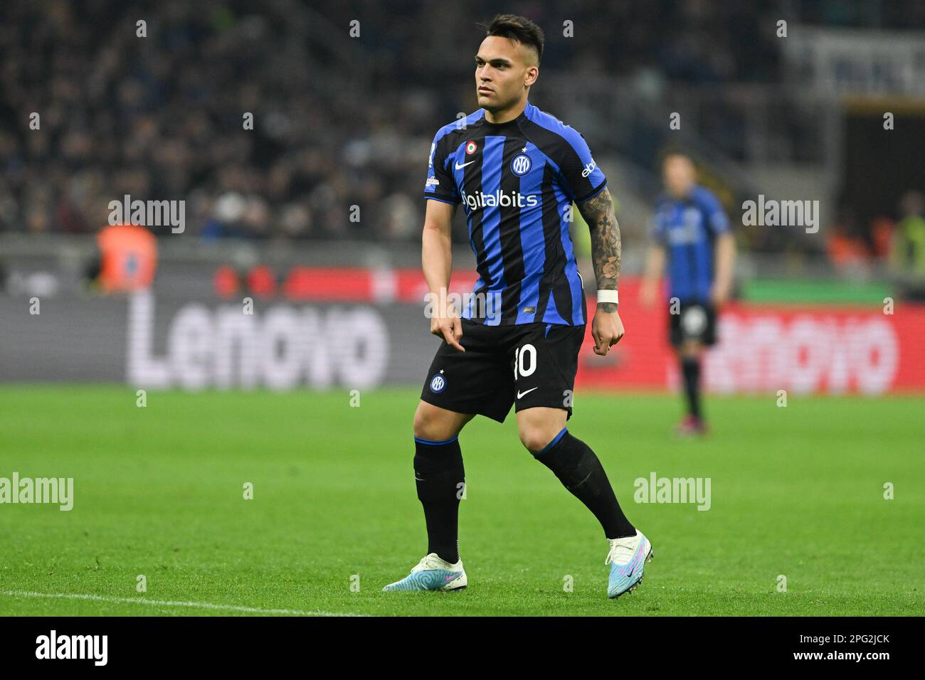 Milan, Italy. 19th March, 2023. Lautaro Martinez of Inter Fc during the ...