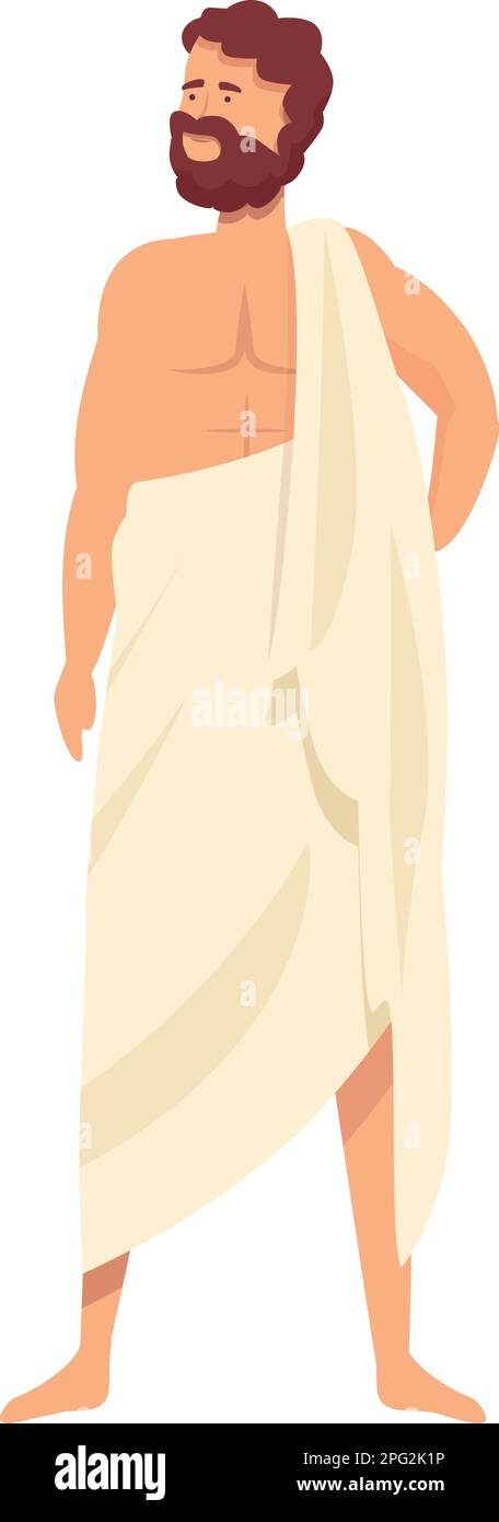 Olymp god icon cartoon vector. Greek ares. Hestia ancient Stock Vector ...