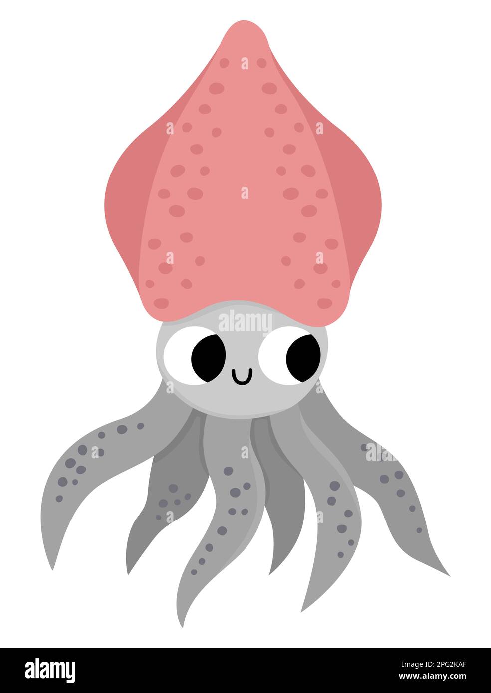 Cute Squid Clipart
