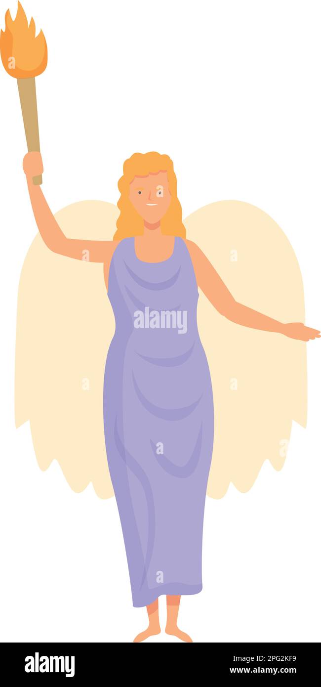 Nike Goddess Cartoon