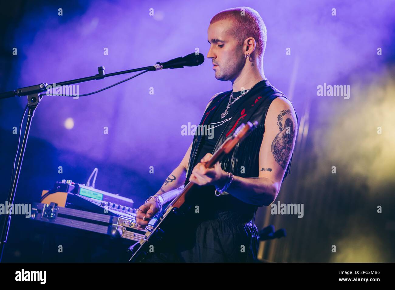 18th March 2023 - Glasgow band Vlure perform at the British Music ...