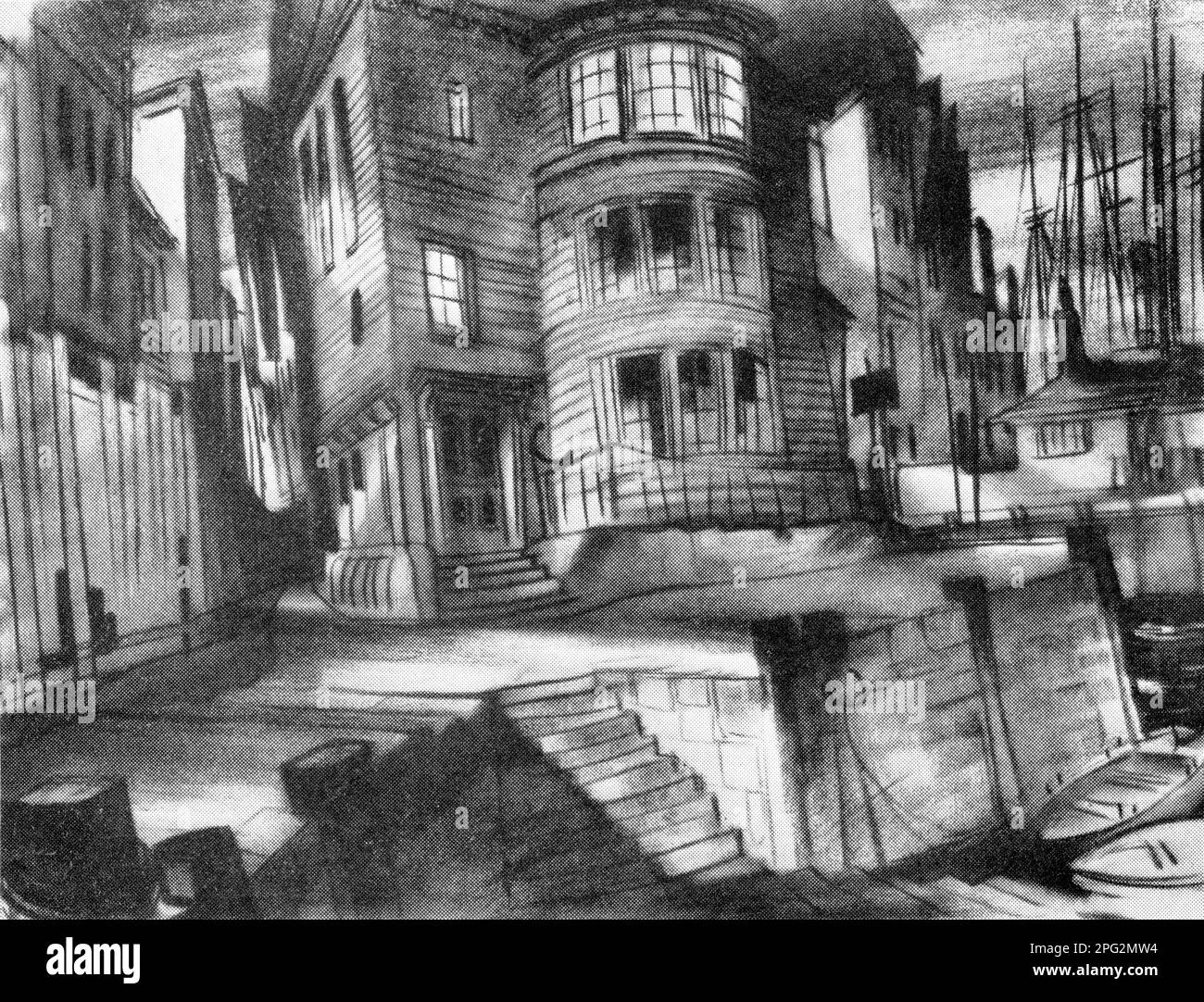 Concept Art / Set Design by Art Director JOHN BRYAN for the film JOHN ...