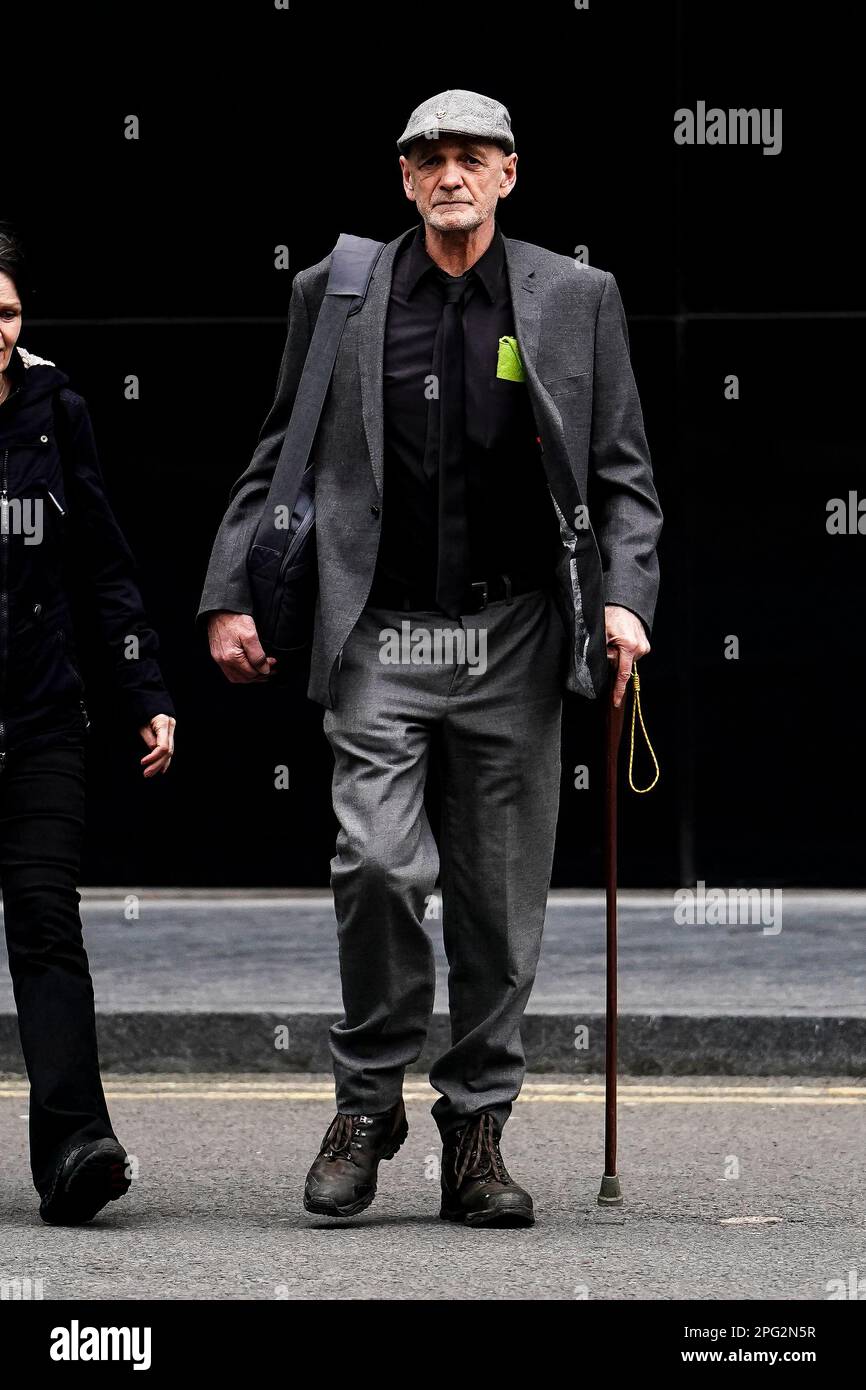 Lance O'Connor, arriving at Southwark Crown Court, south London, where ...
