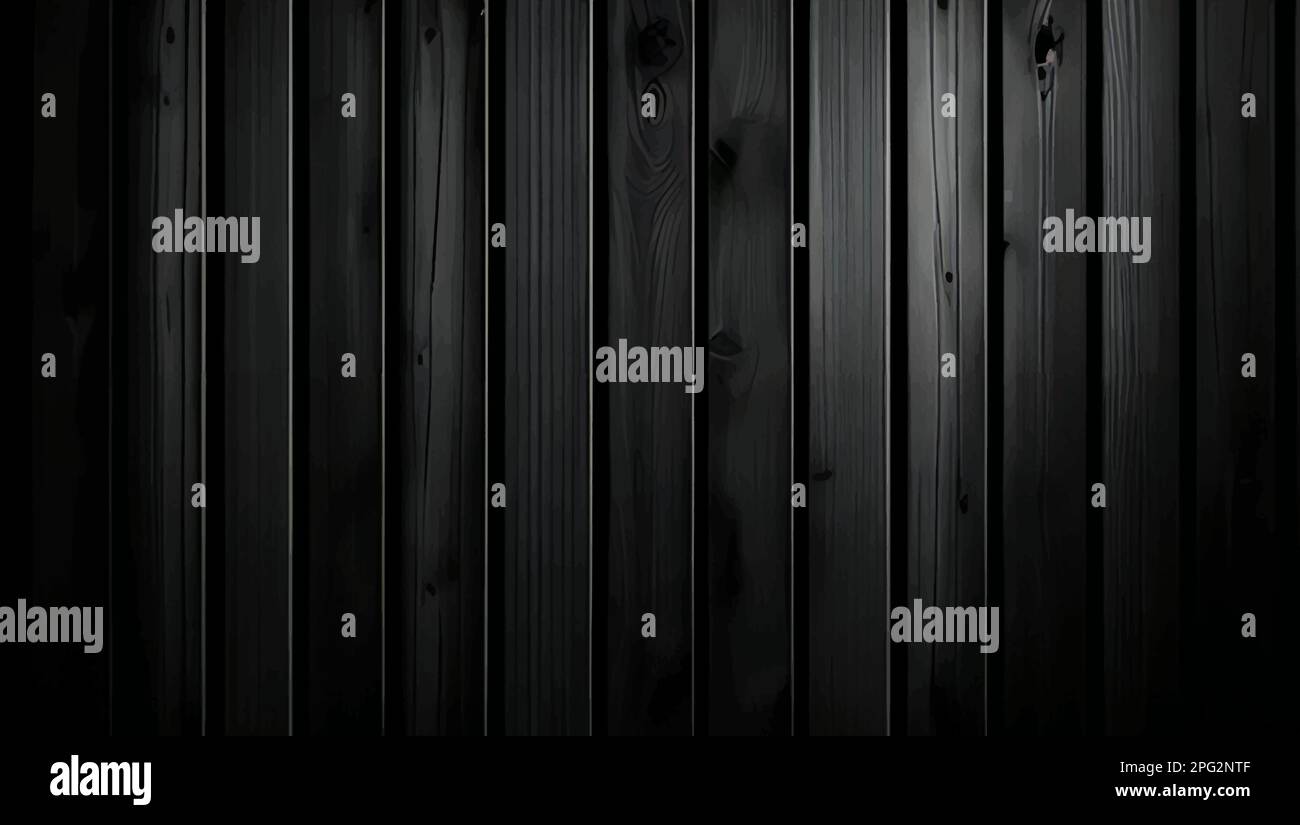Black wooden panels. Vector texture. Vector background Stock Vector ...