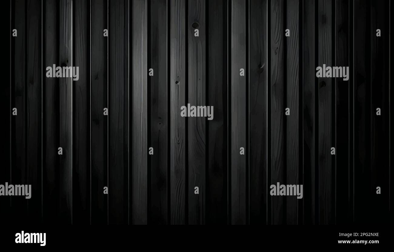 Black wooden panels. Vector texture. Vector background Stock Vector ...
