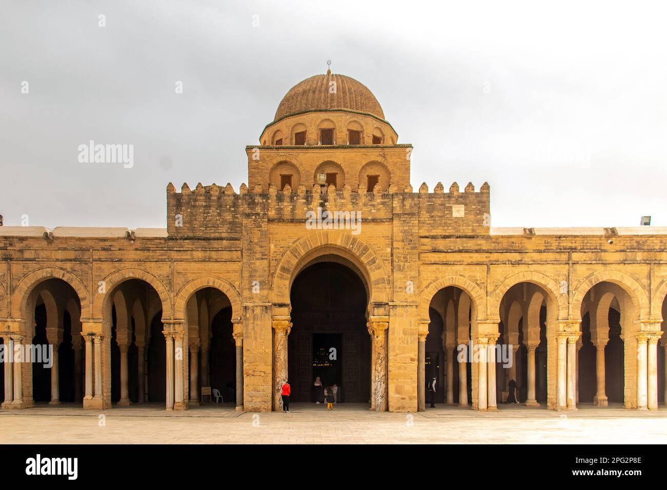 The Great Mosque of Kairouan. A Revered Religious Site in Tunisia ...