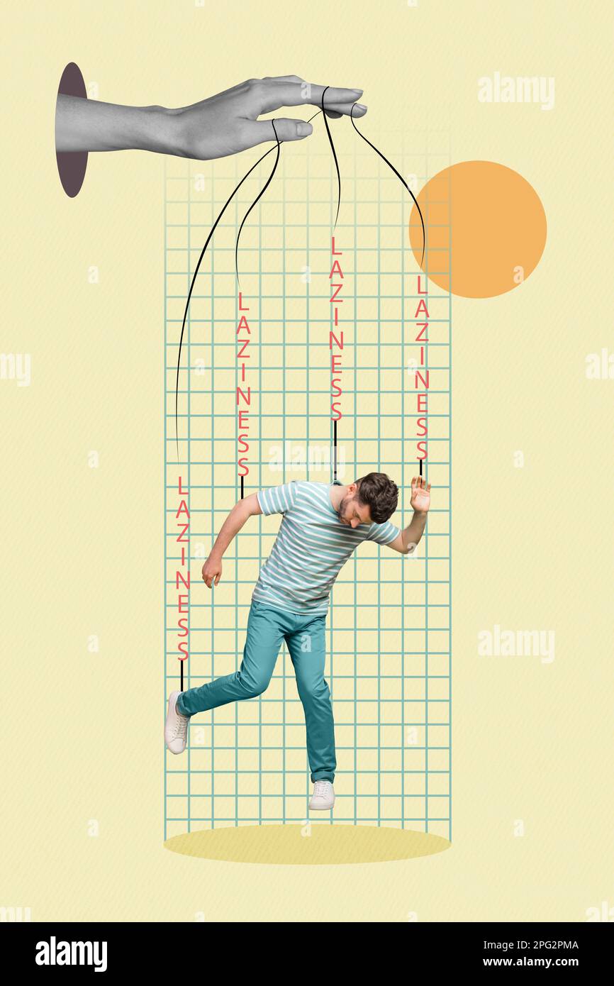 Collage of depressed young unhappy man victim manipulations hanging ...