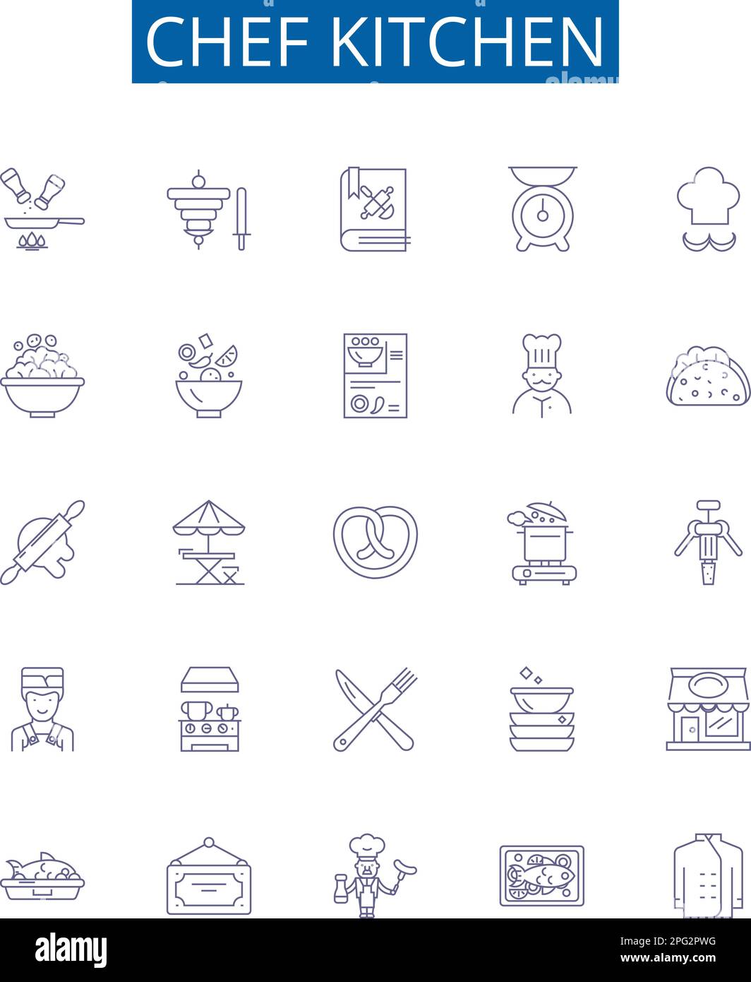 Kitchen prep Stock Vector Images - Alamy