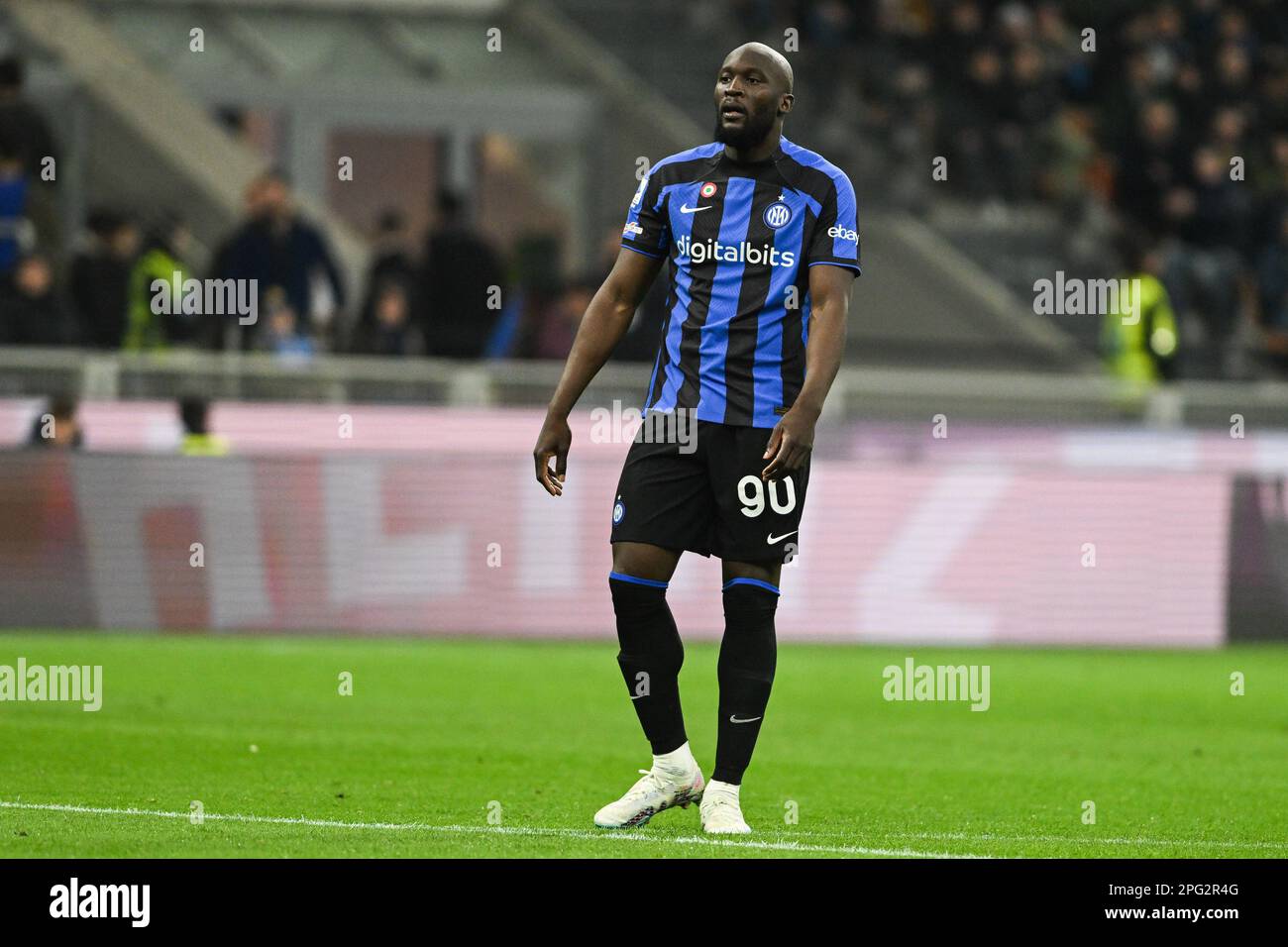 Romelo Lukaku of Inter Fc during the Italian Serie A football match ...