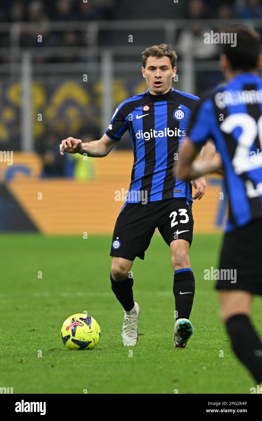 Nicolo Barella of Inter Fc during the Italian Serie A football match ...
