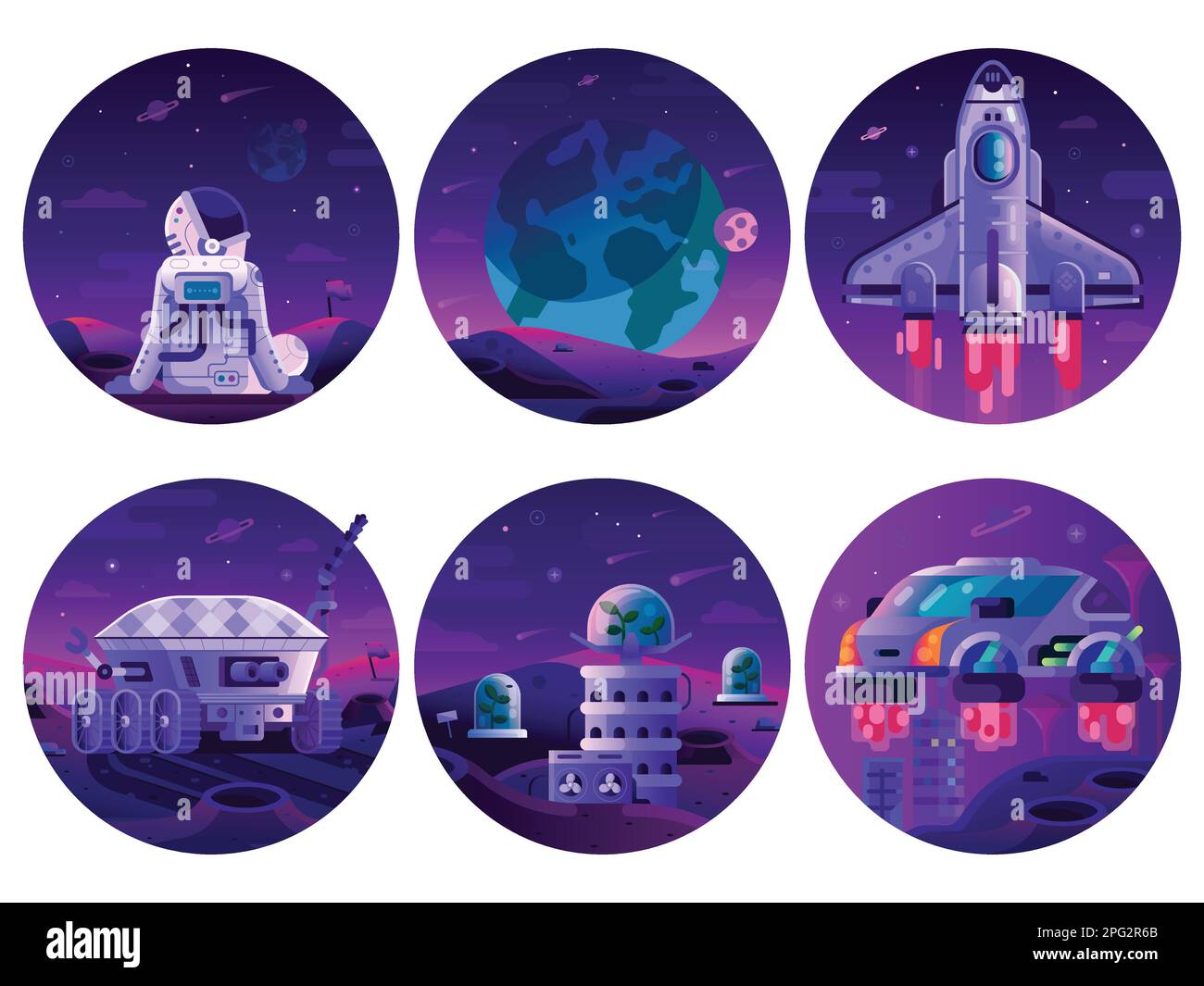 Exploring surface Stock Vector Images - Alamy