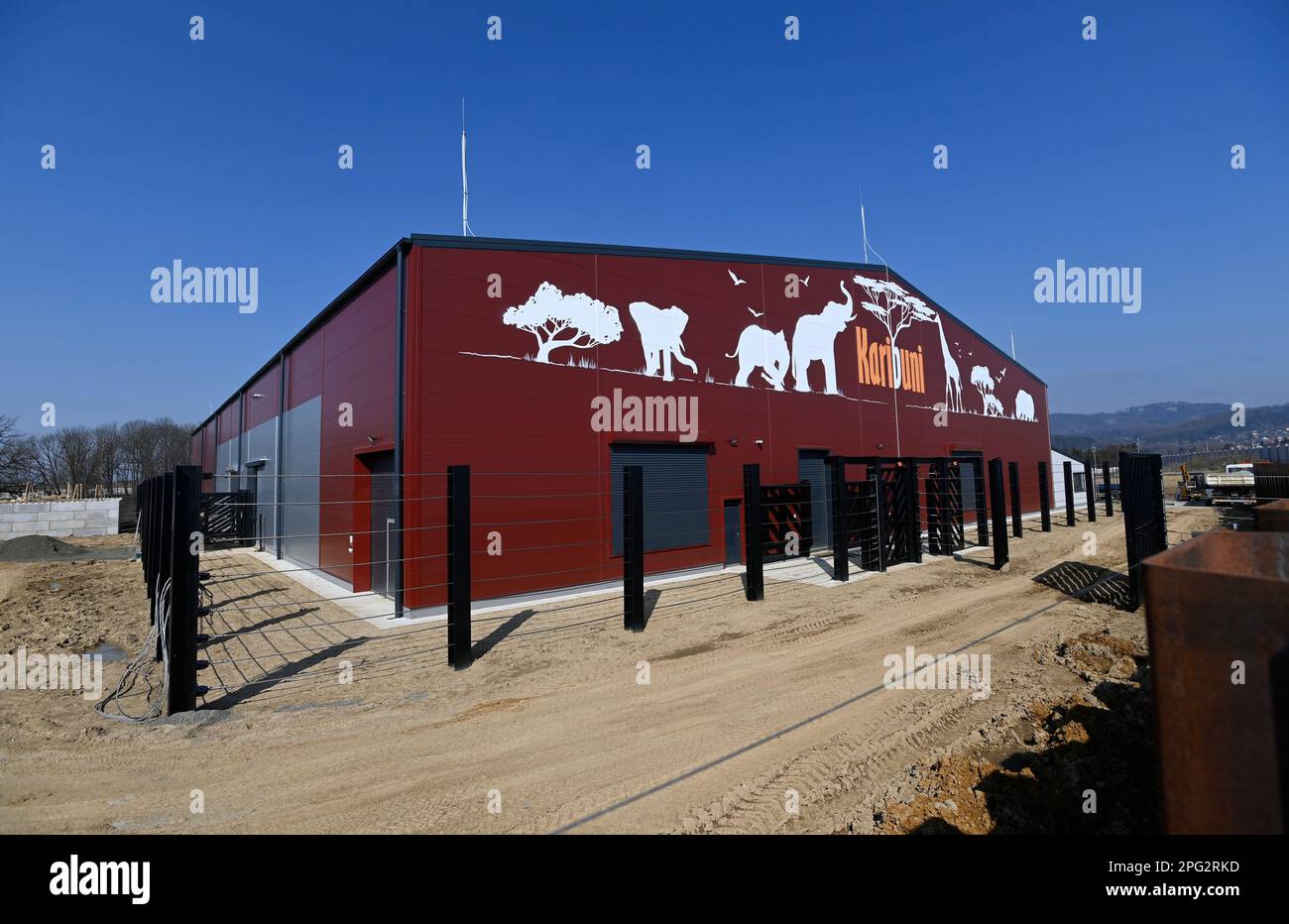 The Zlin Zoo presented a new elephant breeding facility within the ...
