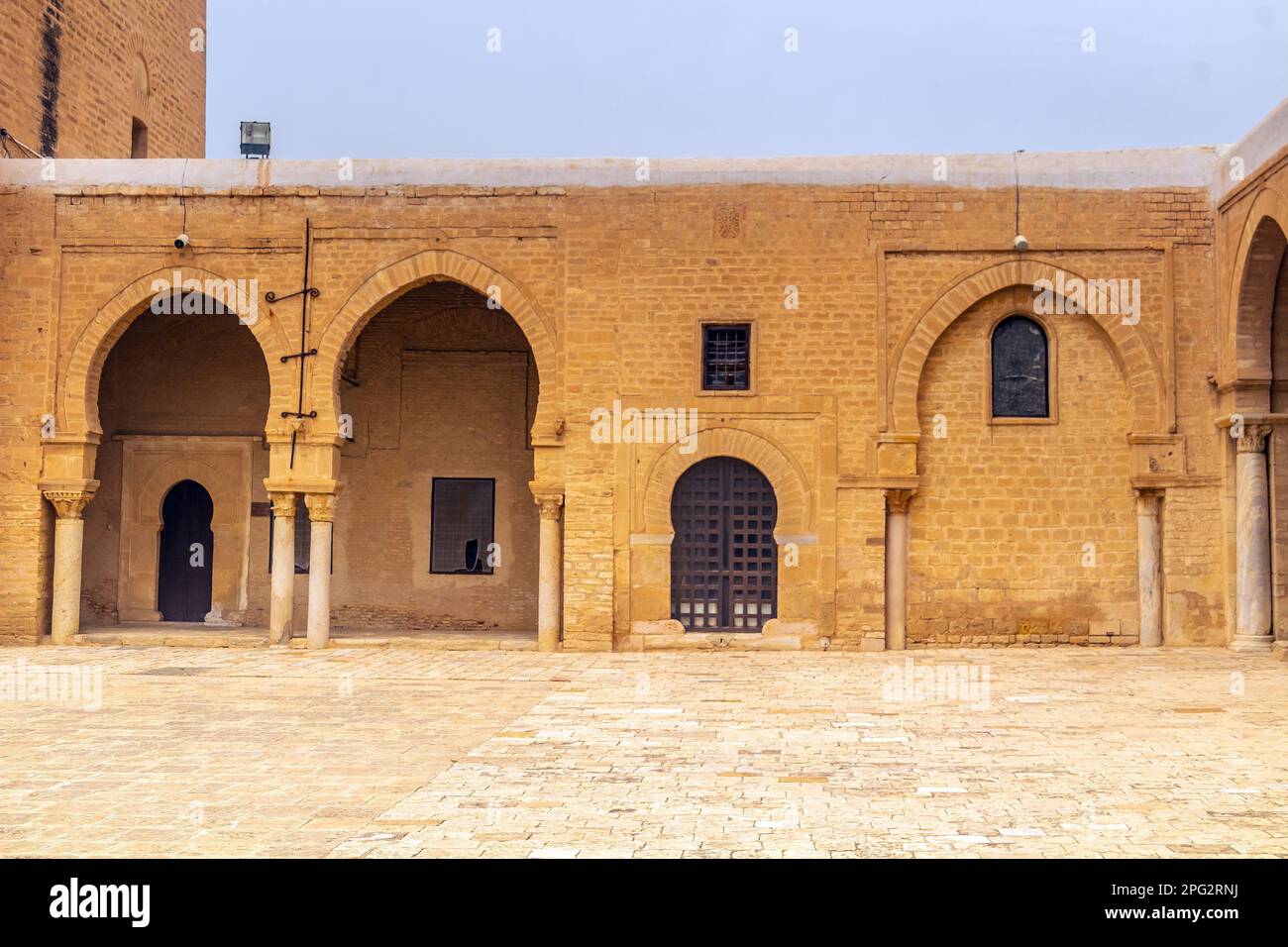 The Great Mosque of Kairouan. A Revered Religious Site in Tunisia ...