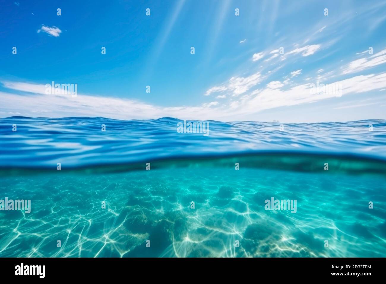 Underwater Ocean Water Background