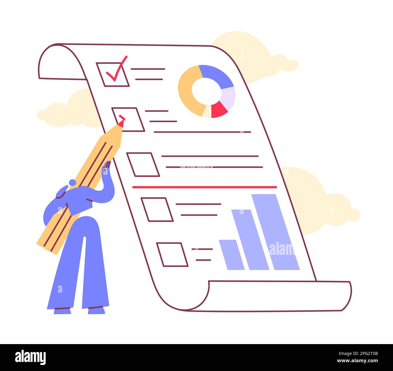 Filling out application Stock Vector Images - Alamy