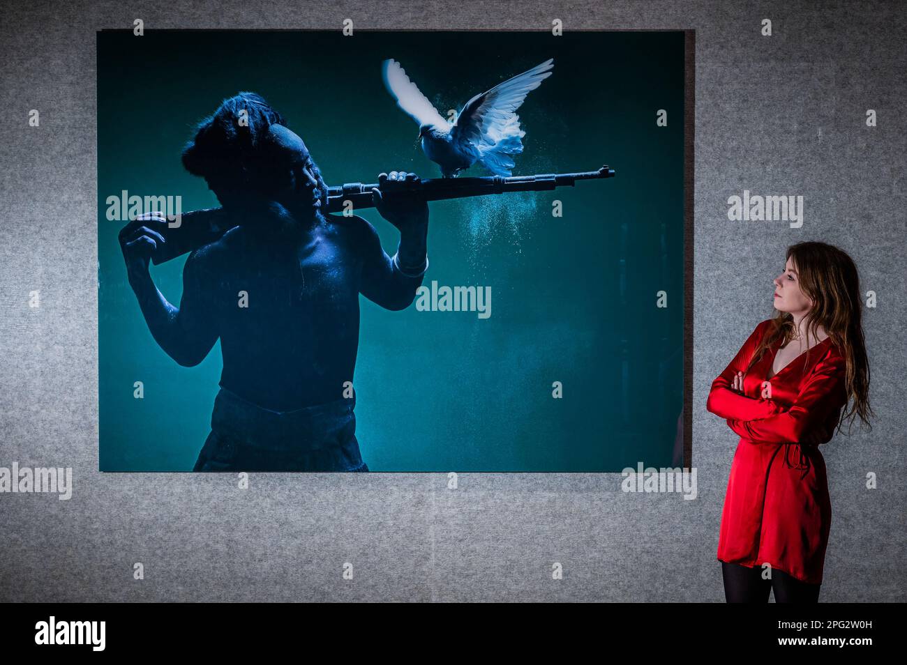 London, UK. 20th Mar, 2023. Mohau Modisakeng, Ditaola (Frame IV ...