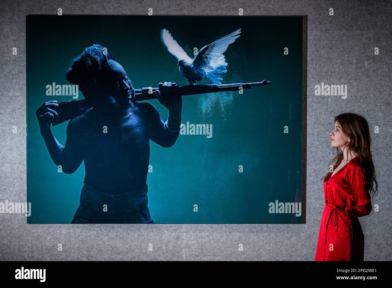 London, UK. 20th Mar, 2023. Mohau Modisakeng, Ditaola (Frame IV ...