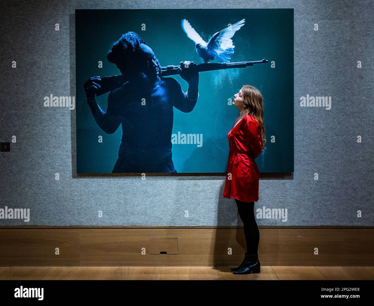 London, UK. 20th Mar, 2023. Mohau Modisakeng, Ditaola (Frame IV ...