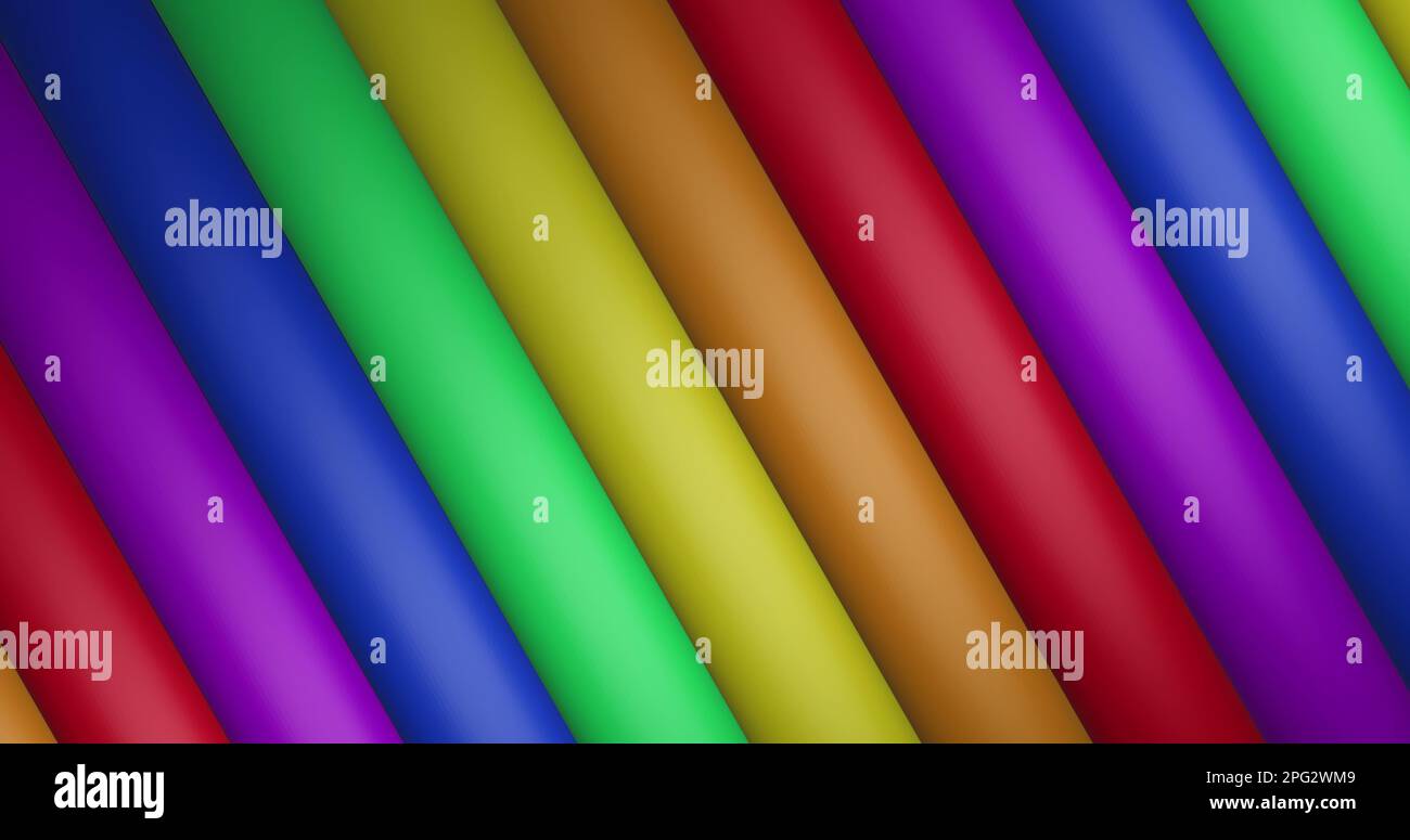 Image of colourful lines of rainbow Stock Photo - Alamy