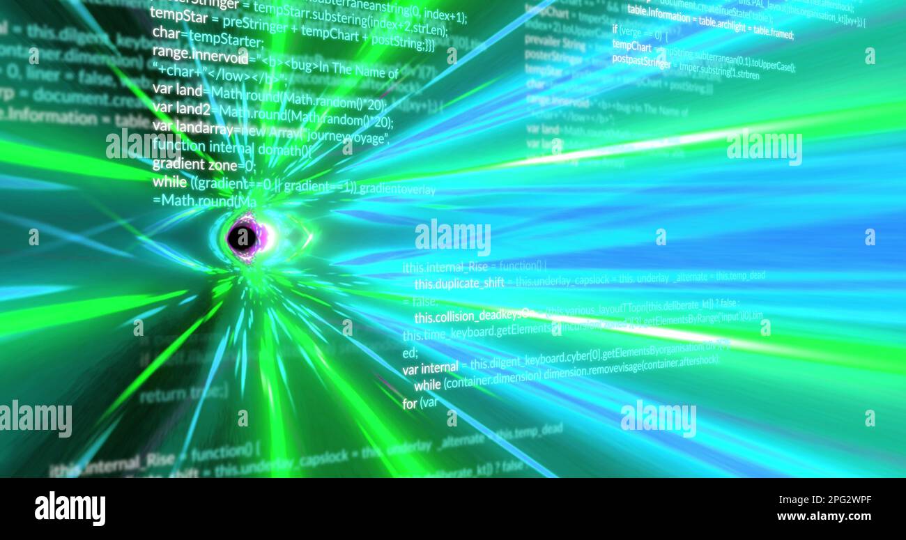 Animation data processing light trail hi-res stock photography and images - Alamy