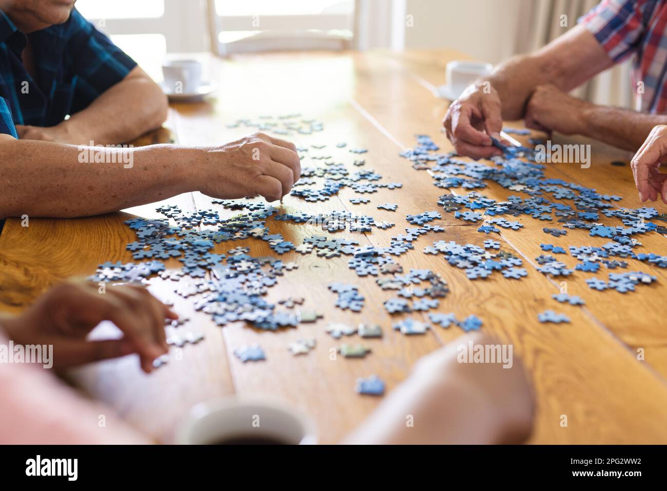 Friends hands together hi-res stock photography and images - Alamy