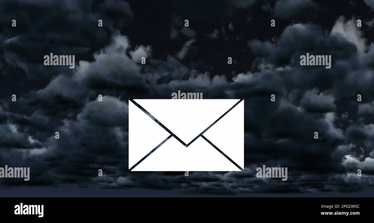 Animation email envelope icon network hi-res stock photography and ...