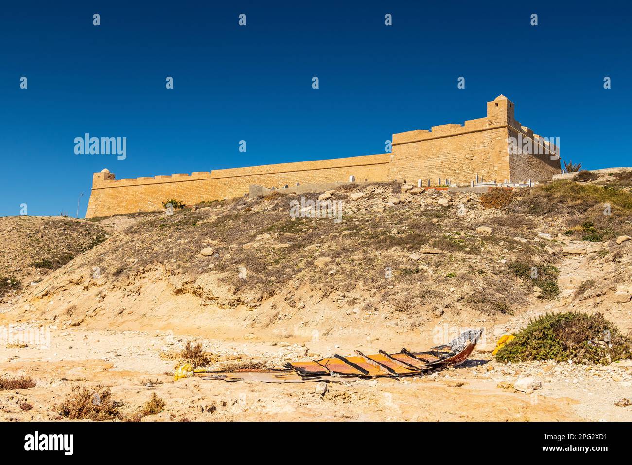 The Ottoman Fort of Borj el Kébir in Mahdia, Tunisia. North Africa ...