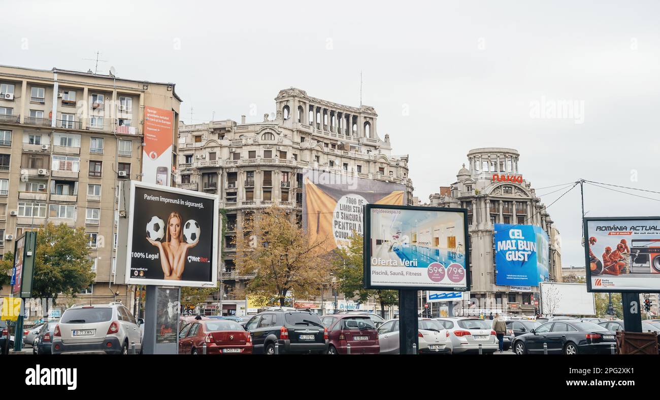 Billboard bucuresti capital hi-res stock photography and images - Alamy