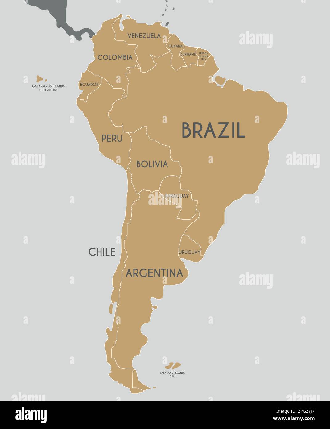 America political map hi-res stock photography and images - Alamy