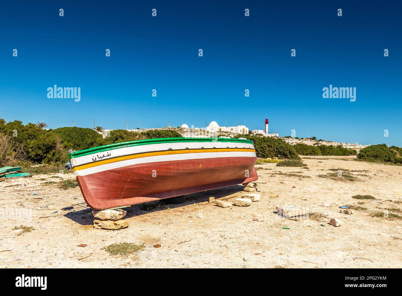 The Beach of Mahdia City in Tunisia. Norh Africa Stock Photo - Alamy