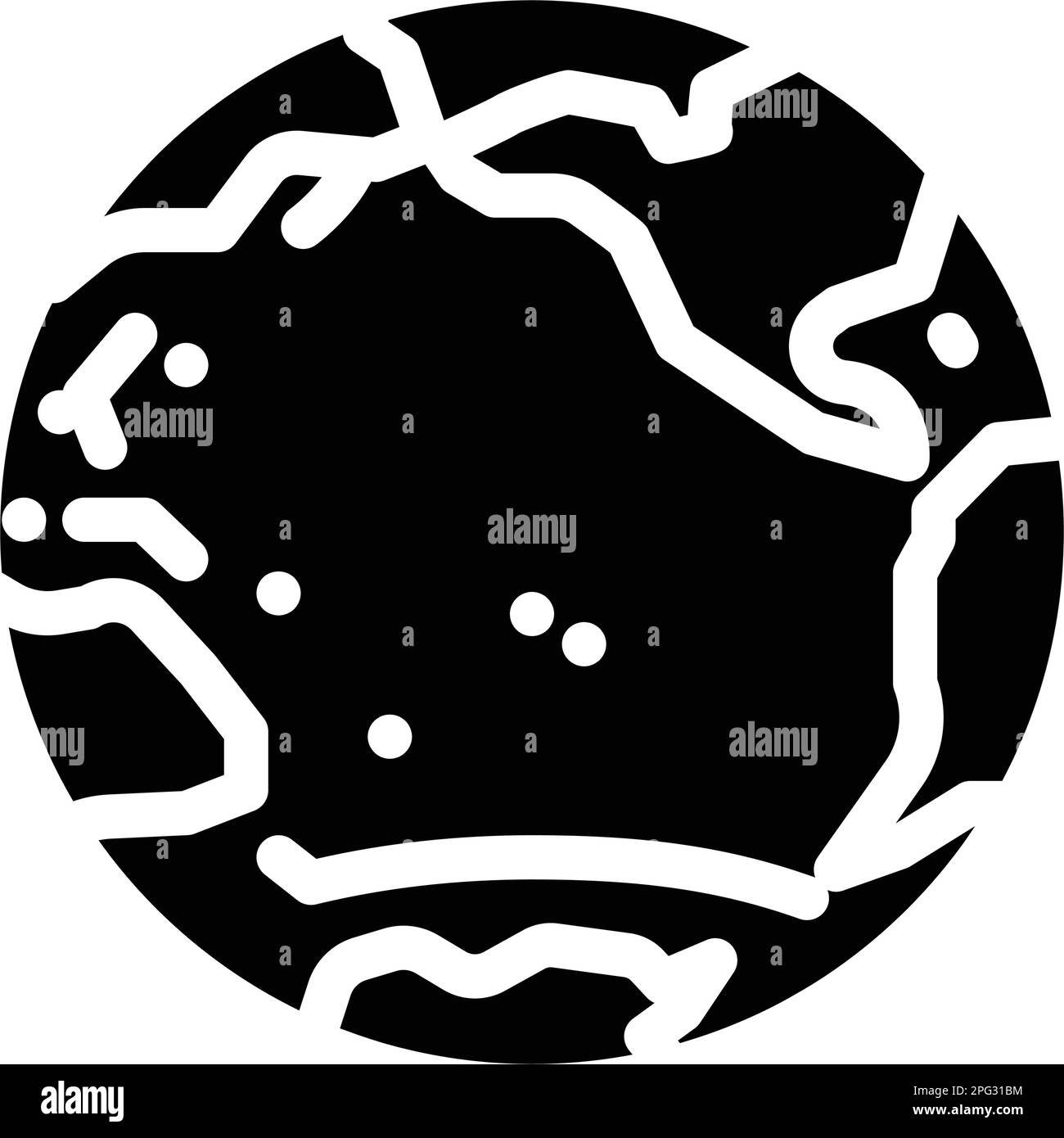 pacific ocean map glyph icon vector illustration Stock Vector Image ...