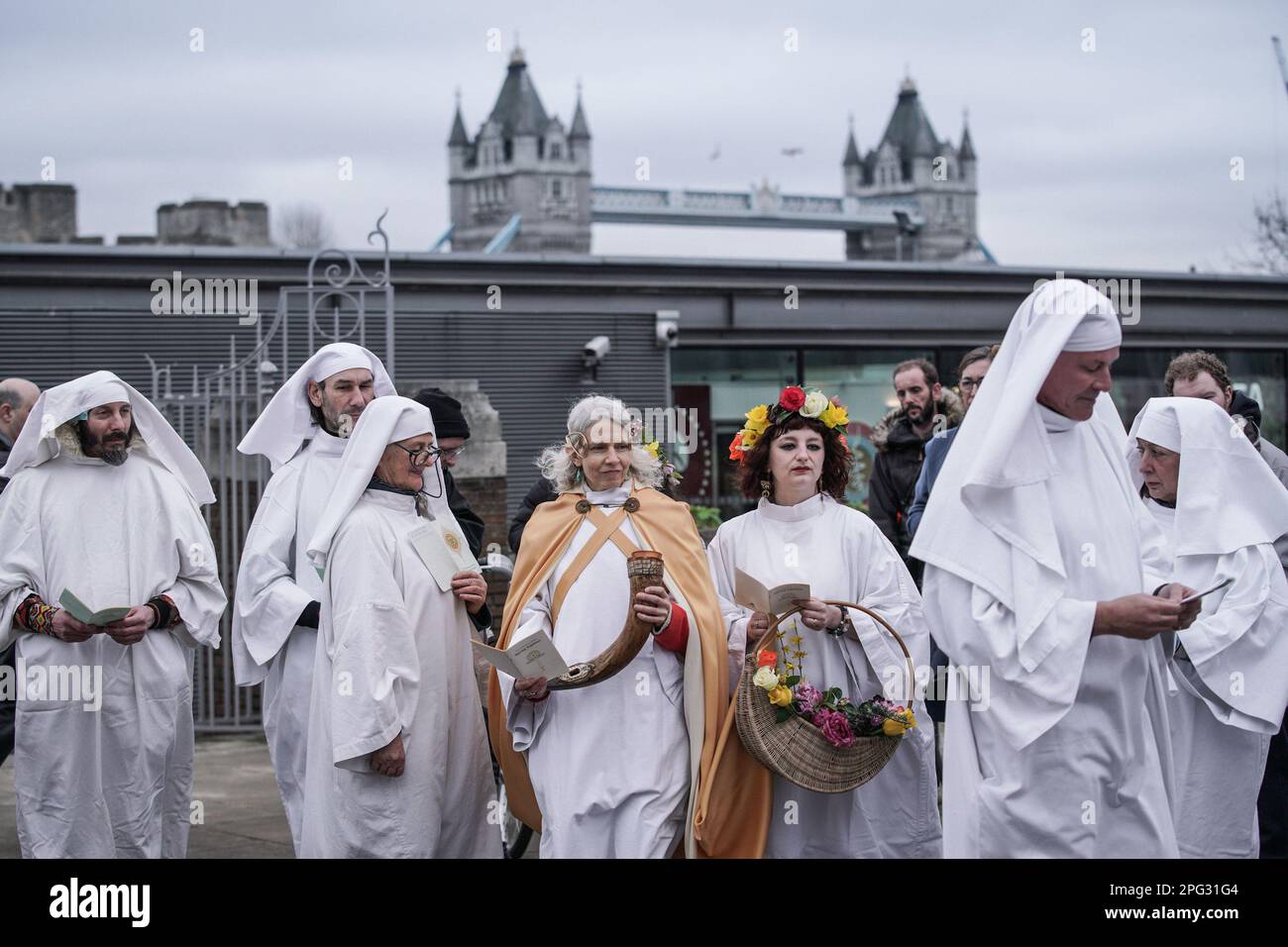 London, UK. 20th March, 2023. British Druid Order celebrates Vernal ...