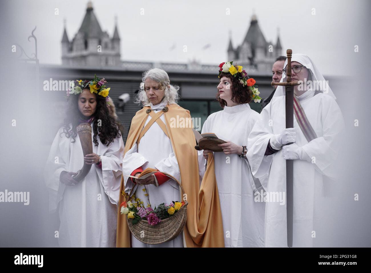 London, UK. 20th March, 2023. British Druid Order celebrates Vernal ...