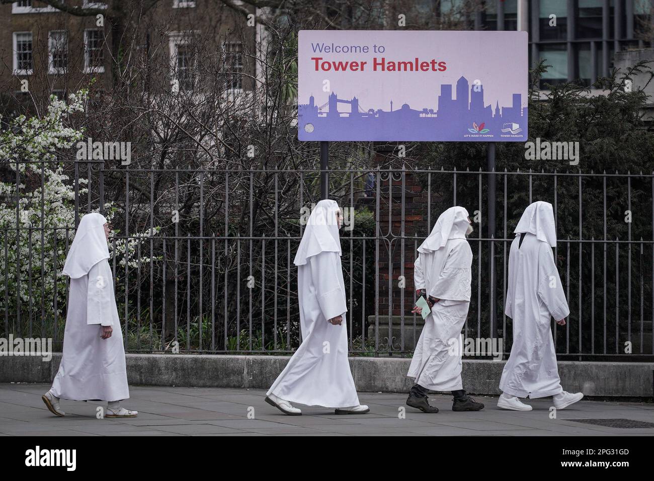 London, UK. 20th March, 2023. British Druid Order celebrates Vernal ...