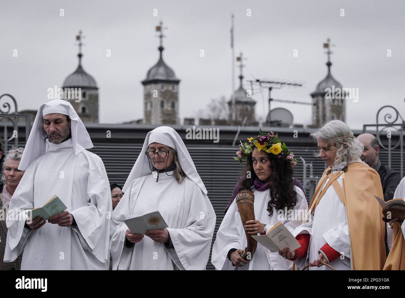 London, UK. 20th March, 2023. British Druid Order celebrates Vernal ...