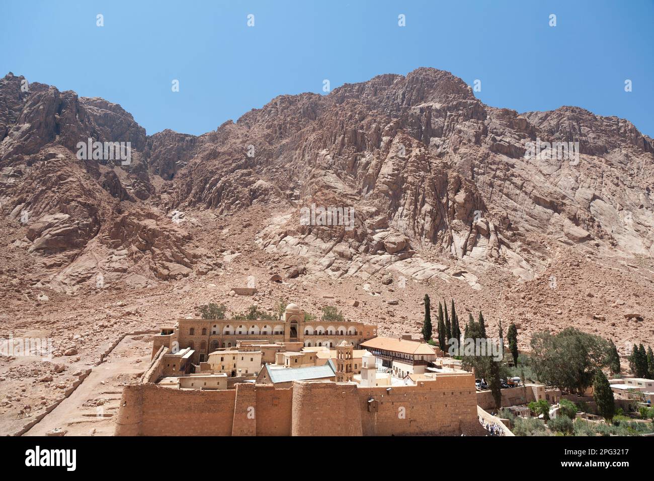 Saint Catherine's Monastery, Mount Sinai, Egypt Stock Photo - Alamy